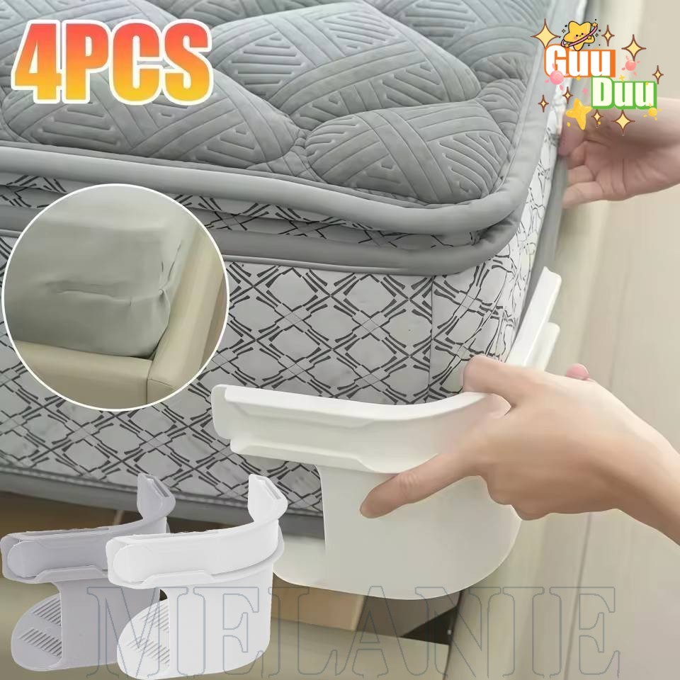 [ GuuDuu ] 4/1PCS Bed Sheet Fasteners - Sheet Straps Bedsheet Grippers ...