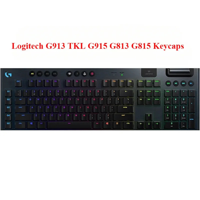 Logitech Keycaps Translucent 111 Keys Anti-skid Keycaps for G913 TKL ...