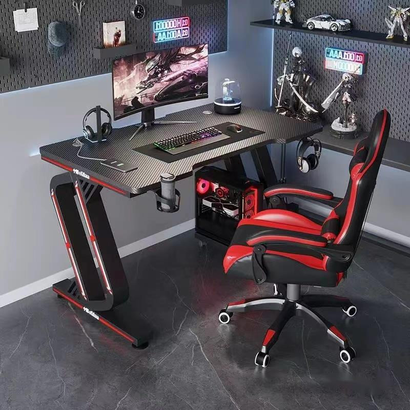 Gaming Table Study Table Carbon Fiber Computer Laptop Desk Modern ...