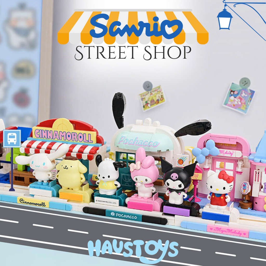 Keeppley Sanrio Modern Fashion Shop - Street View Shop Building Block ...
