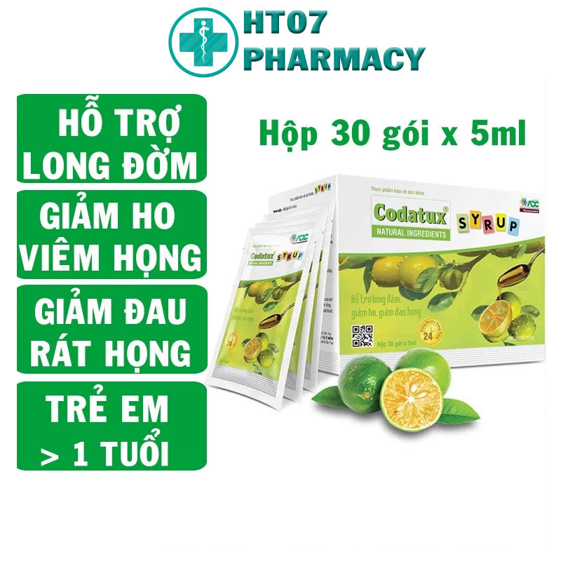 Codatux Syrup for babies, box of 30 packs, Supports cough relief and ...