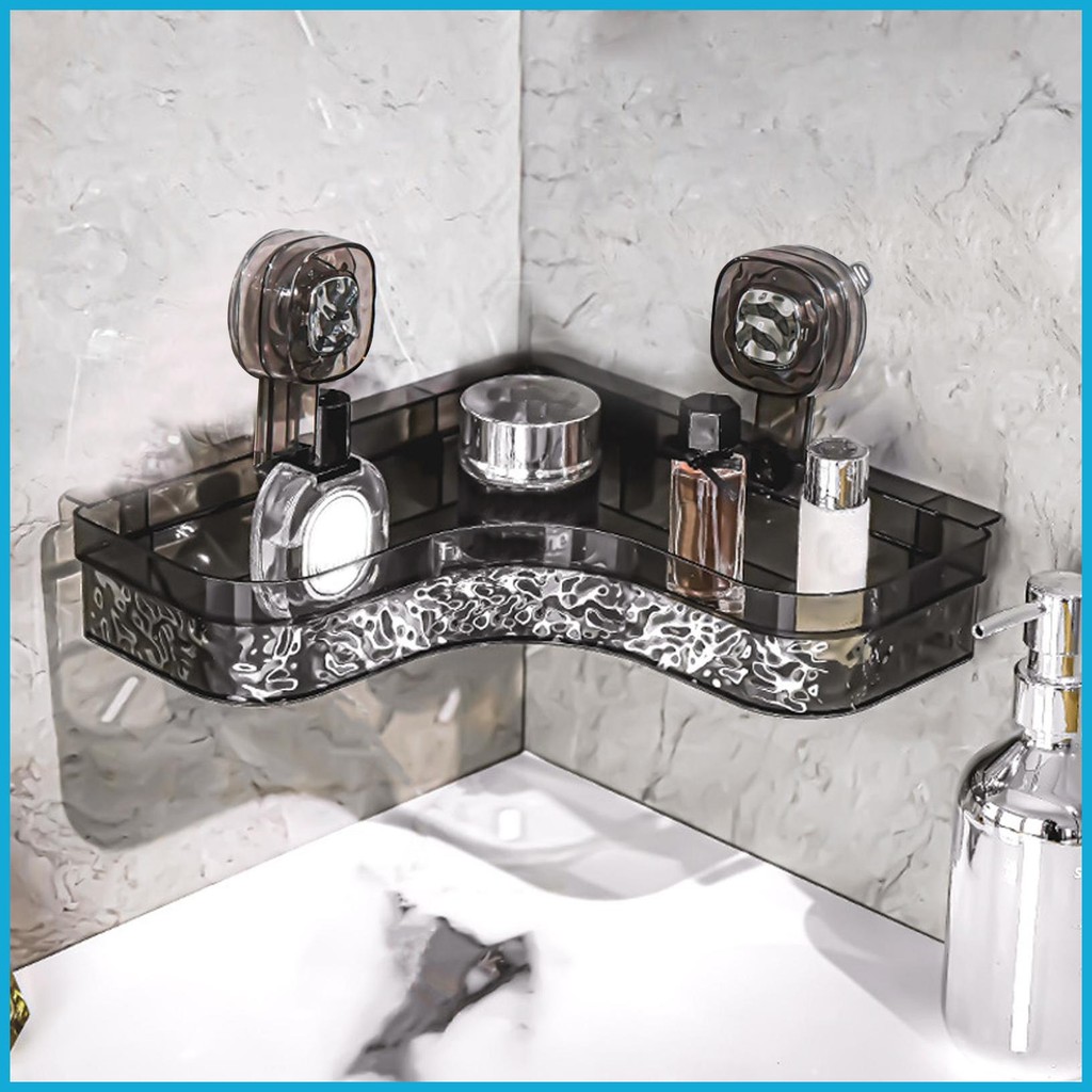Corner Shower Shelves Shower Organizer Suction Cup Bathroom Conner ...