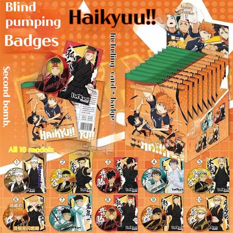 Haikyuu!! Blind Box Badges & Flash Cards Anime Gift Set | Shopee Singapore