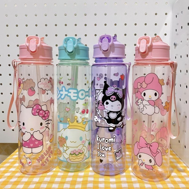 Baby Children's Drinking Bottle Labubu Sanrio Character Pattern Kuromi ...