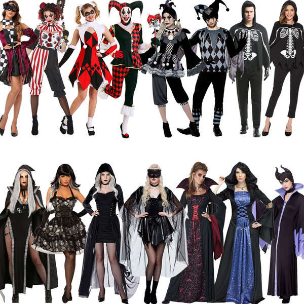 Halloween COS Maleficent, Witch, Clown, Skeleton, Witch, Adult, Male ...