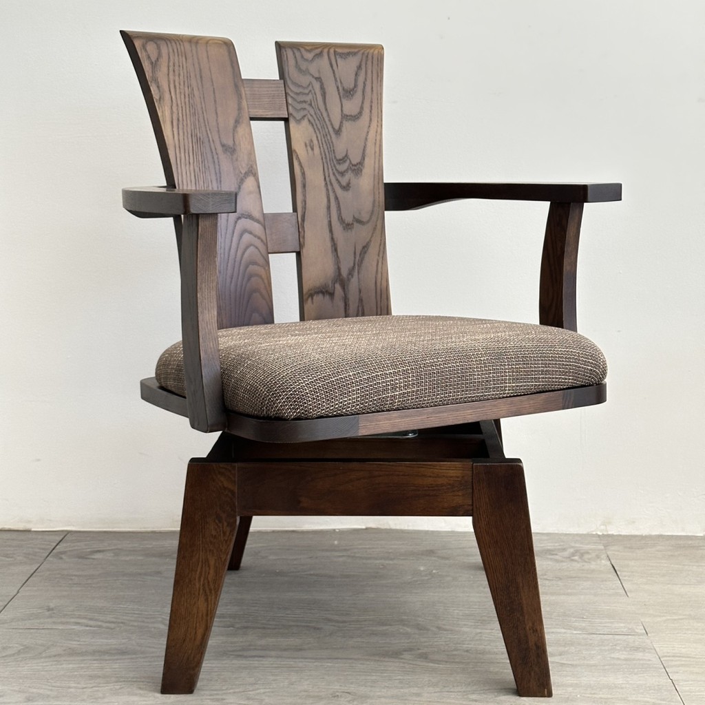 Exported to Japan Pure Solid Wood Swivel Chair Backrest for Dining ...