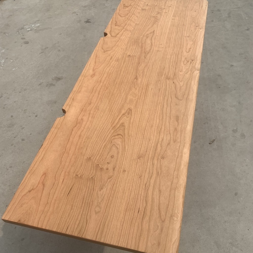 North American Cherry Wood Desktop Board Custom Solid Wood Log Computer ...