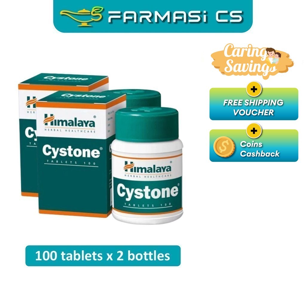 Himalaya Cystone 100 Tablets x 2 Bottles EXP:04/2026 [ Farmasi CS ...