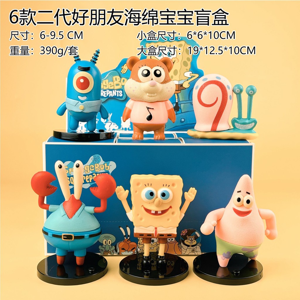 SpongeBob SquarePants Figurine Good Friends Series Blind Box Patrick ...