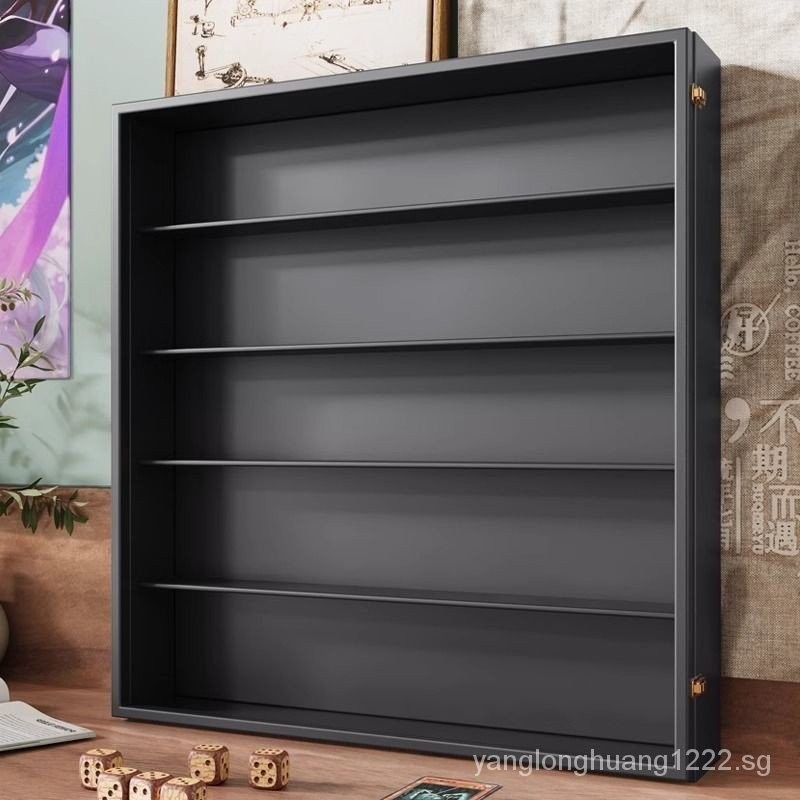 Solid Wood Black Hand-Made Display Cabinet Blind Box Display Stand ...