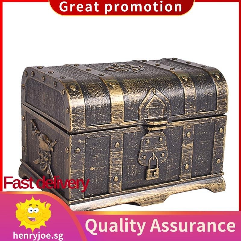 Pirate Treasure Chest Decorative Treasure Chest Keepsake Jewelry Box ...