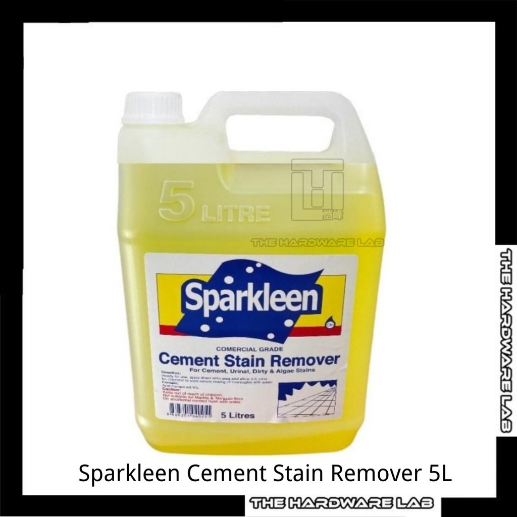 {The Hardware Lab} Sparkleen Cement Stain Remover 5L | Shopee Singapore