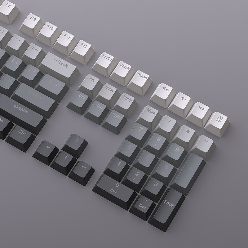 Polar Day Front Carving Through Light Keycap Gradient Style Stabilizer ...