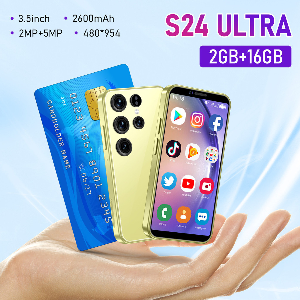 Brand New S24 Ultra Mini Smartphone 3G 4G, WIFI Celular 4GB RAM 64GB ...