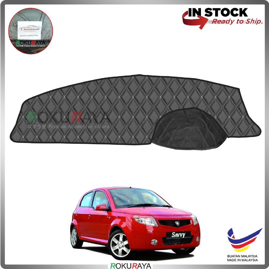 Proton Savvy RR Malaysia Custom Fit Dashboard Cover (BLACK LINE ...