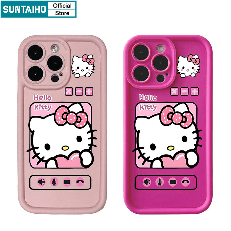 Suntaiho Coquette Cute Casing Hello Kitty Pattern Phone Case for Iphone ...