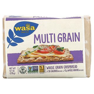 Wasa Flatbread, Whole Grain Crispbread, Multi Grain, 9.7 oz (275 g ...