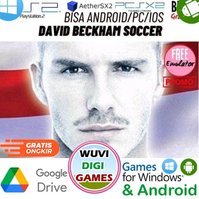Selling PS 2 David Beckham Soccer Games | Can be used on PC / Android ...