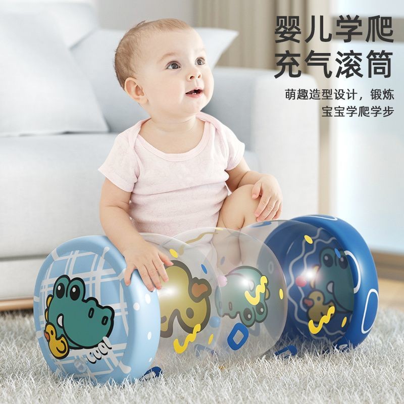 Baby Inflatable Roller Bell Toy0One1Year-Old Baby Consumes Physical ...