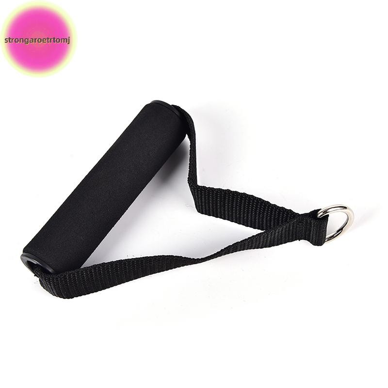 Strongaroetrtomj Tricep Rope Cable Gym Attachment Handle Bar Dip ...