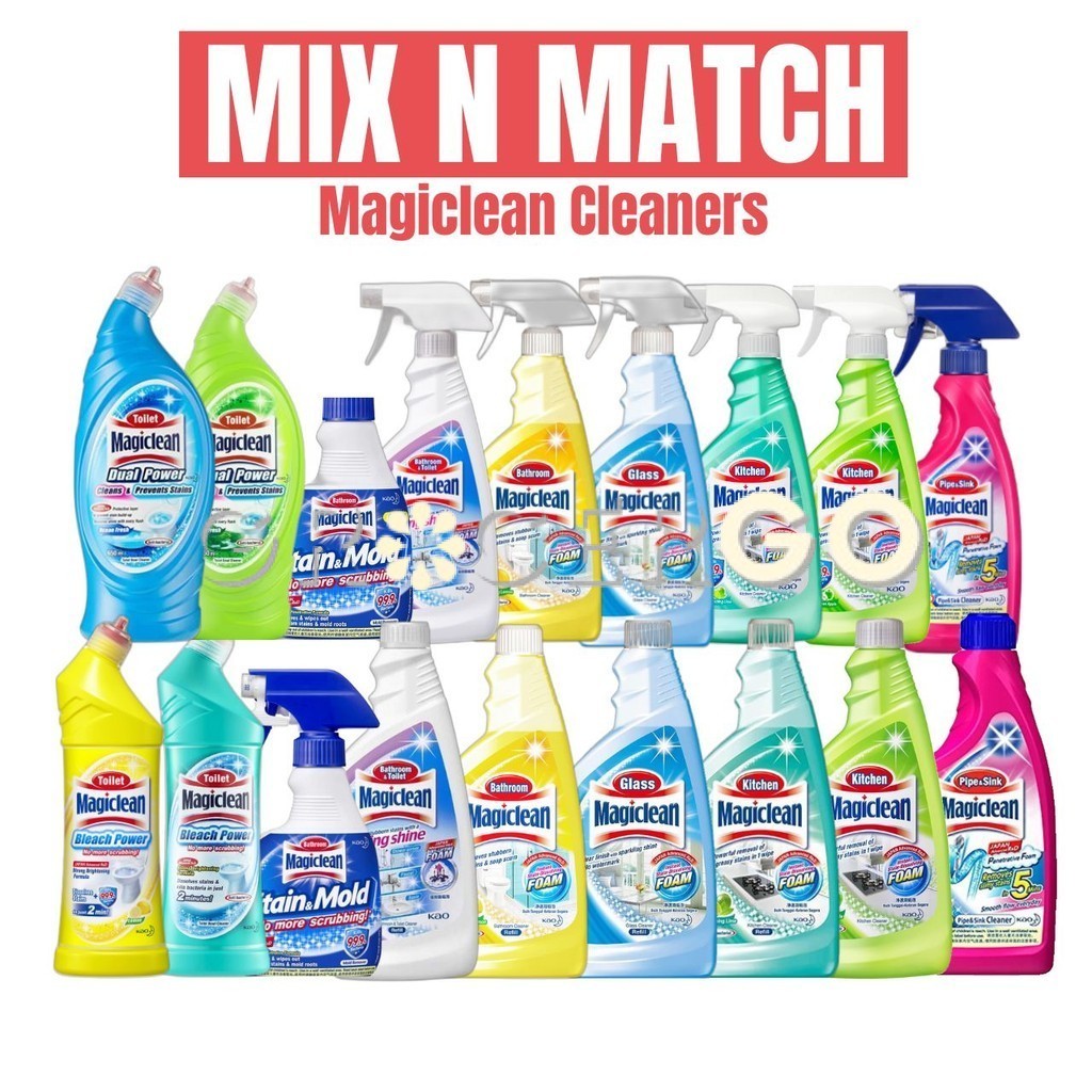 (Bundle Deals) Magiclean Cleaners Kitchen Cleaner Bathroom Cleaner ...