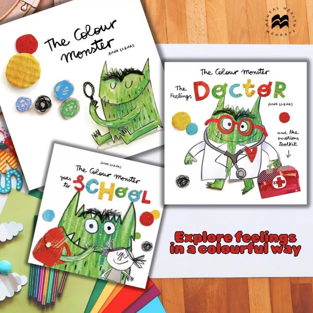 The Colour Monster Collection by Anna Llenas Children Book | Shopee ...
