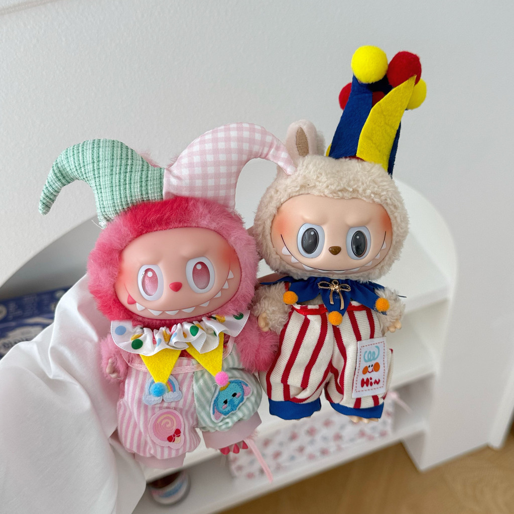 (No dolls) For labubu Big Into Energy Series clothes labubu ball clown ...