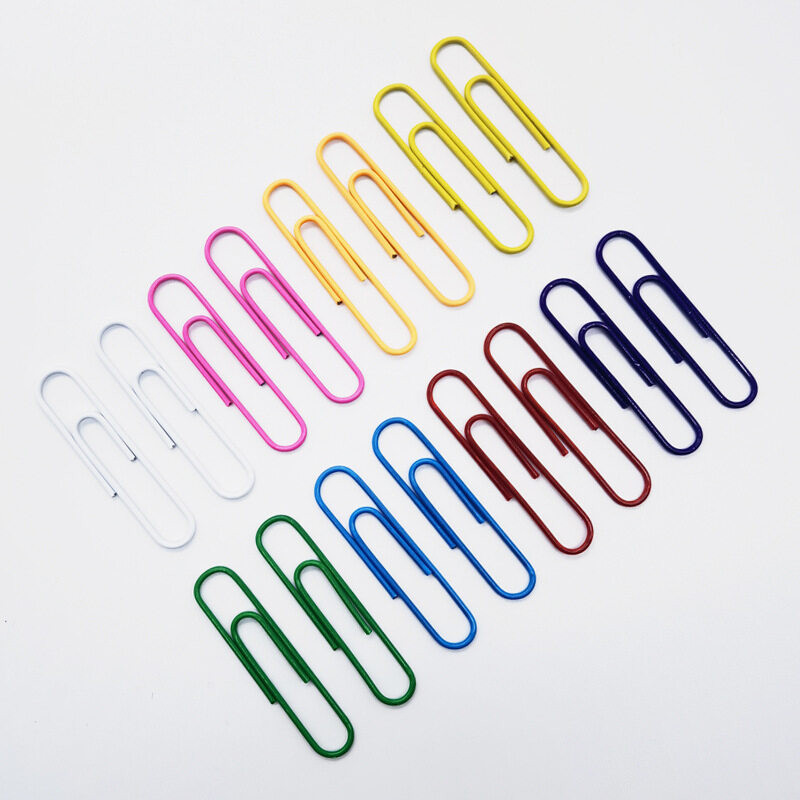 100 Pieces Set Colorful Packaging Paper Clips Special-Shaped Paper ...