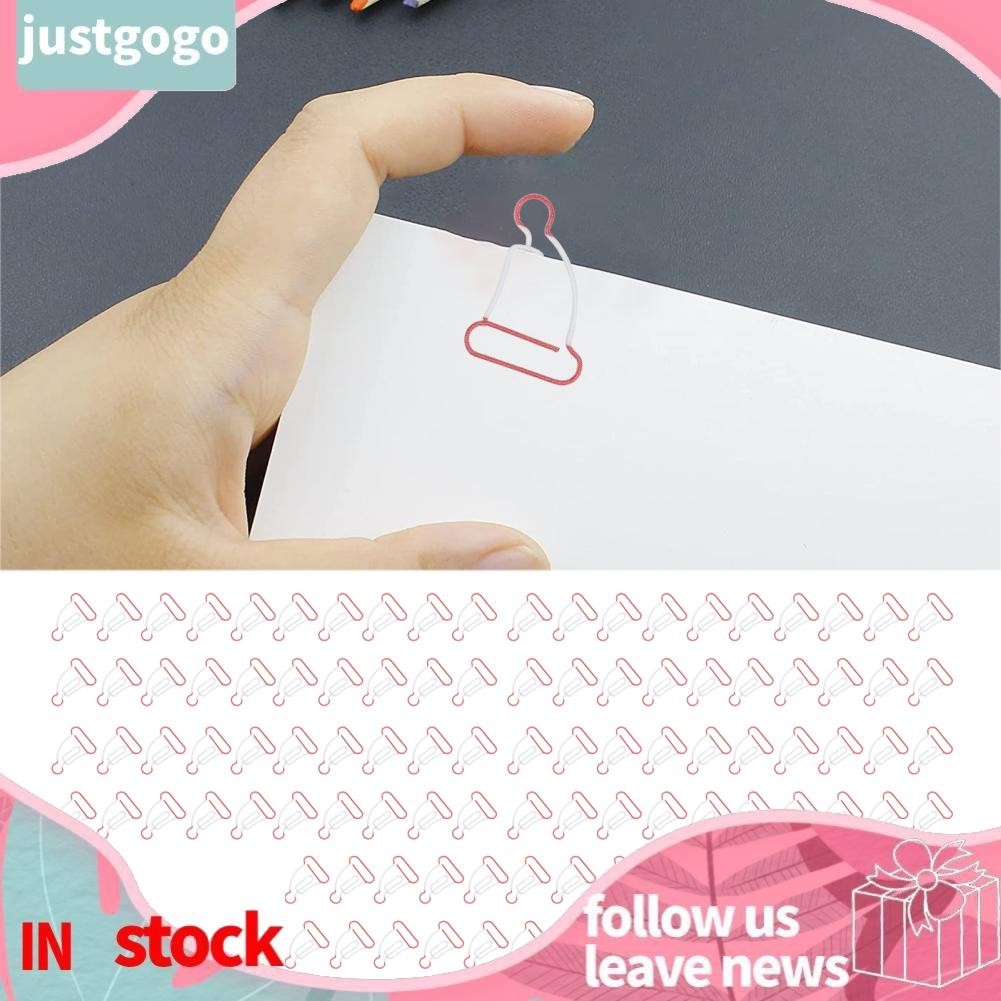Justgogo Paper Clips Metallic Corrosion Resistant Increased Slip ...