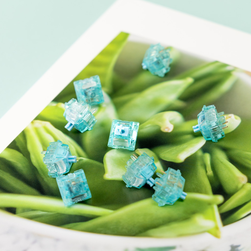 KTT Blue Tears Switch Silent Customed 5 Pin Linear Hot Swappable with ...