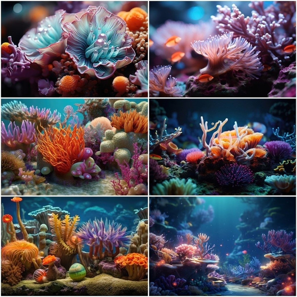 Fish tank background paper stickers high-definition customized ...