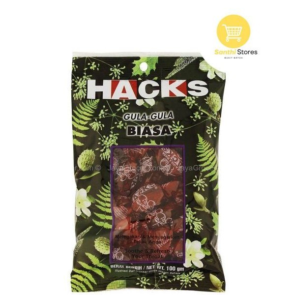 Hacks Regular Flavour Cough Sweet 100g | Shopee Singapore