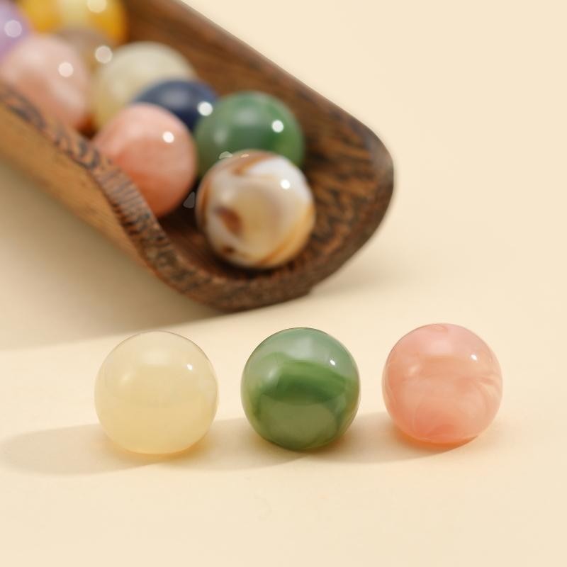 Disc Buckle Cheongsam Button Chinese Style Two-Color Pearlescent Button ...