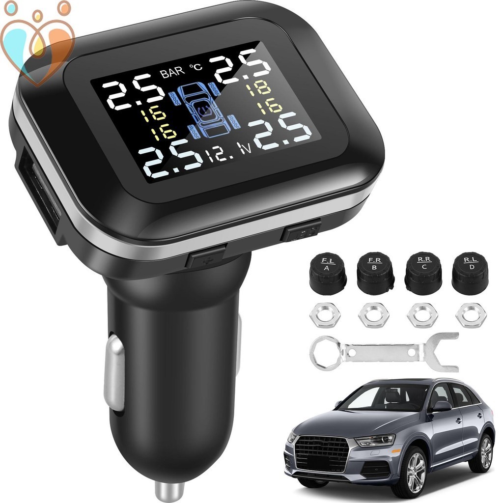 Tire Pressure Monitoring System Tpms Wireless Real Time Tire Pressure
