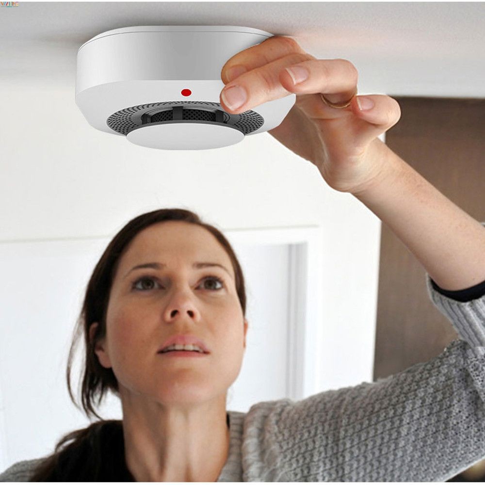 Fire-proof Smoke Detector Fire Protection Alarm Sensor Home Security ...