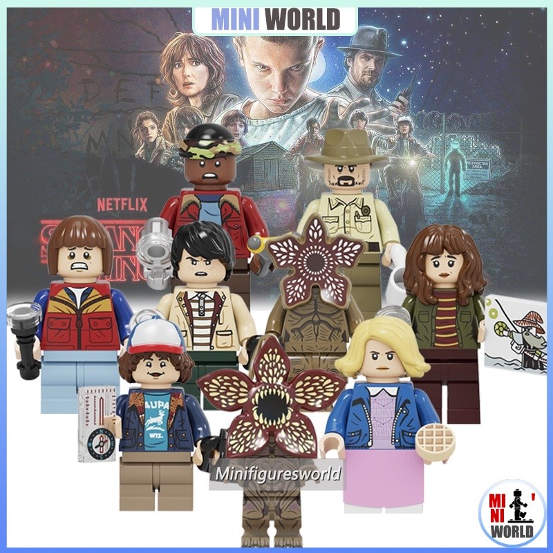 Stranger Things Minifigures Toys Gifts Eleven Demogorgon Joyce Byers ...