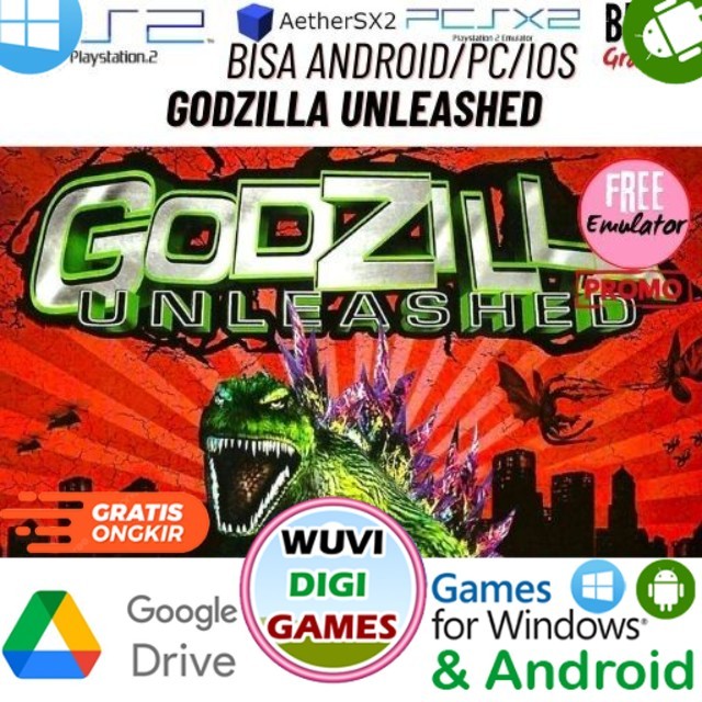 Selling PS 2 Godzilla Unleashed Games | Can be used on PC / Android ...