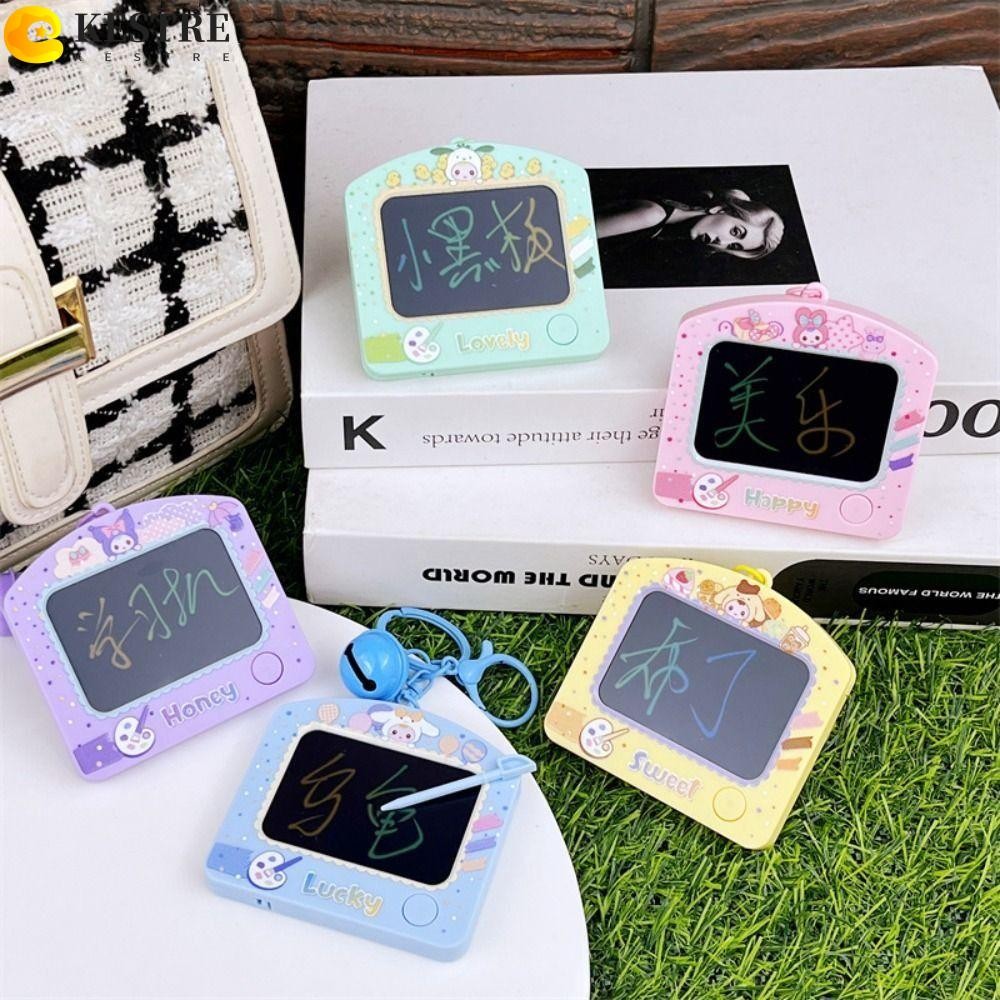 KESTRE Mini Drawing Board, Kuromi Melody Reusable Small Writing Pad ...