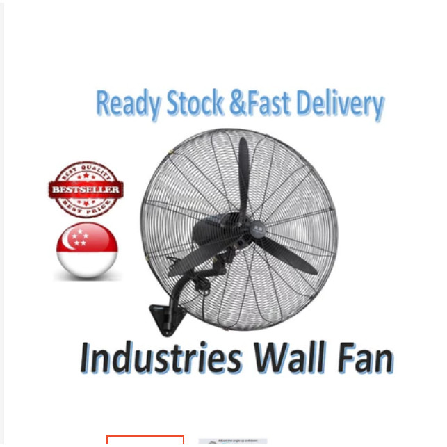 Wall Fan Wall Mounted Or Floor Standing Industrial Fan Wall mount ...