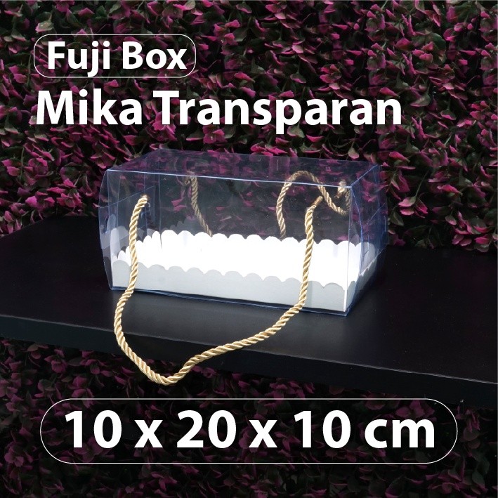 Transparent Mica Hampers Box 10 x 20 x 10 cm - Mika Fuji Hampers Carry ...