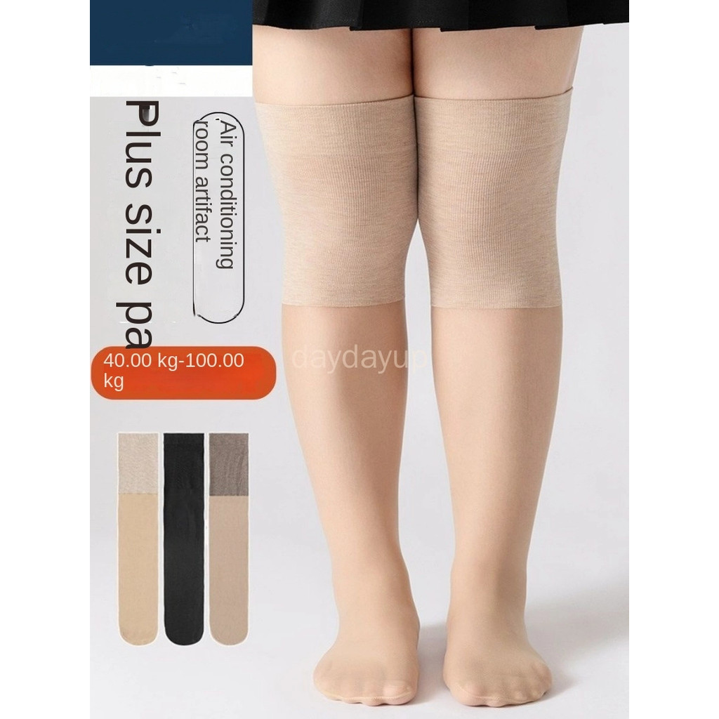 Air-condition Rooms Plus Size Knee Protection Stockings Summer ...
