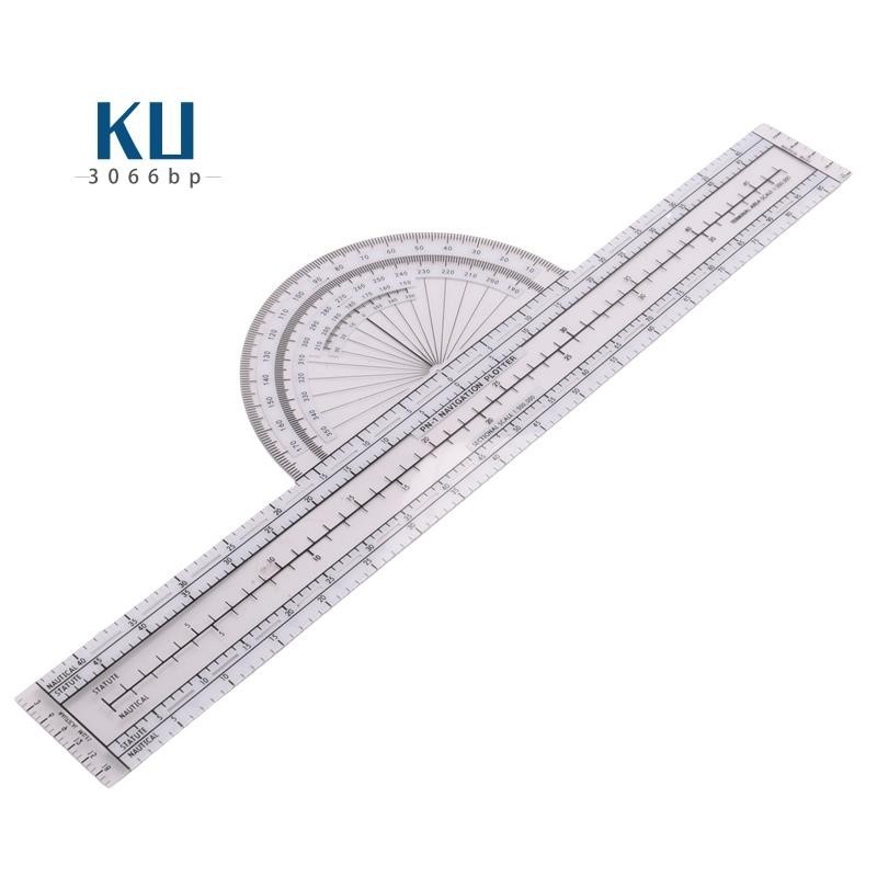 Plastic Flight Plotter Premier Fixed Plotter with WACCharts, Flight Planning Tools for Pilots ...