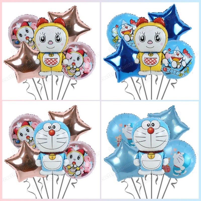 Doraemon Balloon Set Dorami Balloon Model Aluminum Film Balloon ...