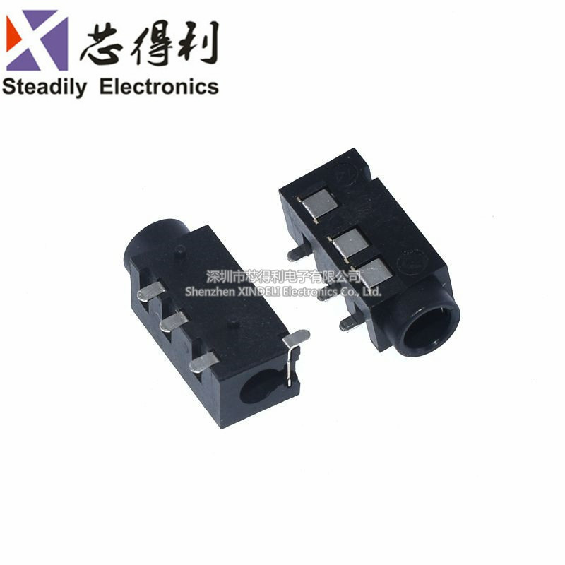 Pj-320d Headphone Socket 4 Pin Patch 3+1 3.5MM Audio Socket Female ...
