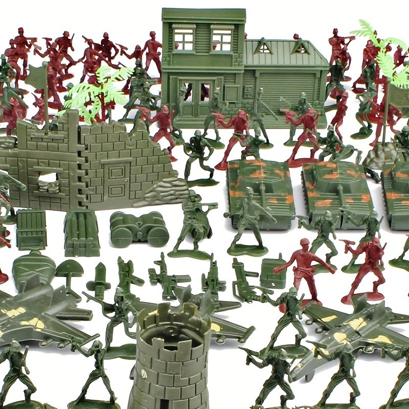 290-Piece Military Toy Soldiers Figures Model Set Toy ABS Resin For ...