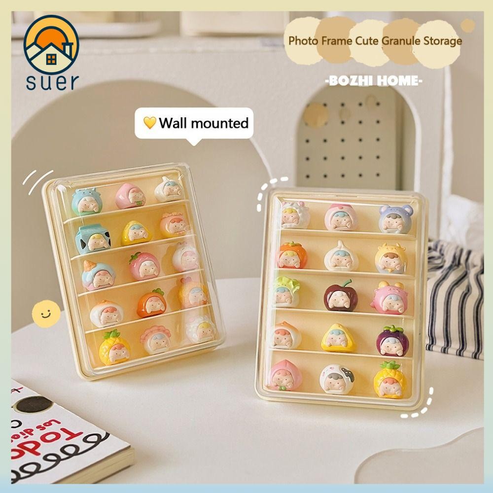 SUERHD Display Cabinet, Acrylic Wall Mounted Box Display Rack, Durable ...