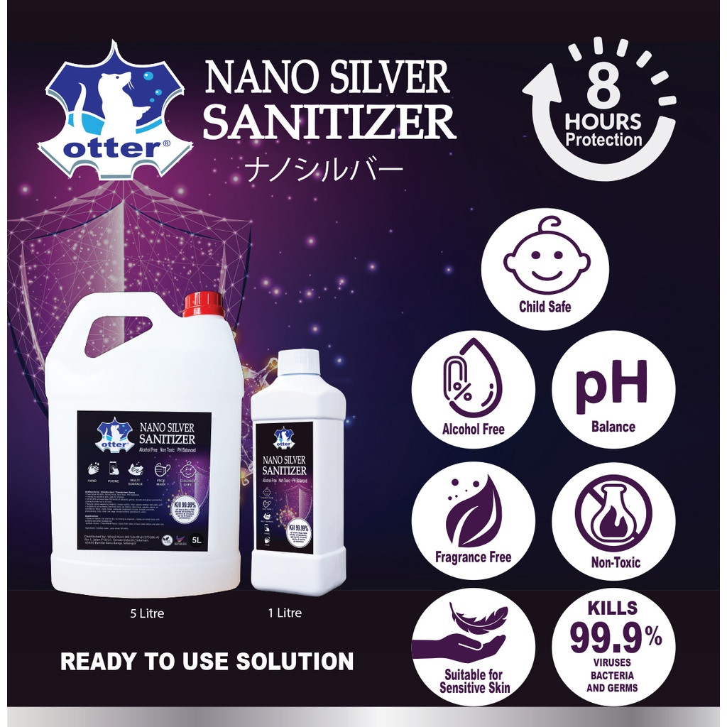 [LAB TESTED] Nano Silver Antibacterial Sanitizer/ 纳米银抗菌消毒液 Alcohol Free ...