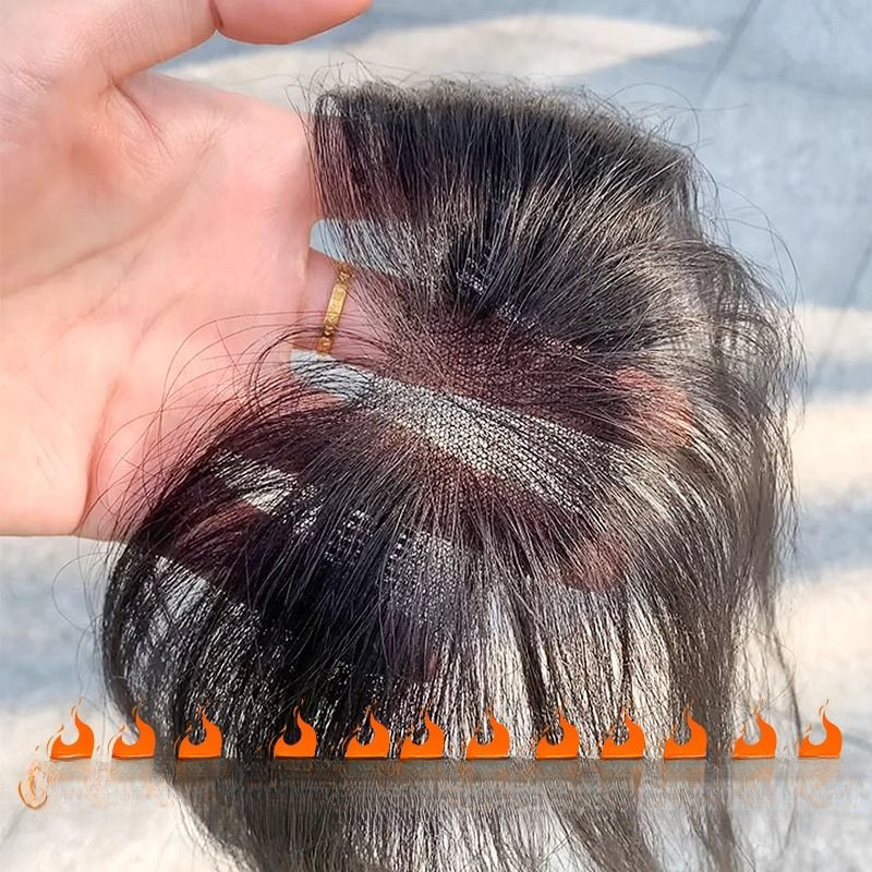 Lanugo Character Bangs Wig Female Piece Head Full Real Hair Natural ...