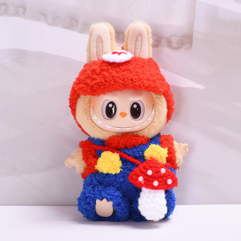 Pure Hand Knitted Mario Clothes, Suitable for labubu v1 v2 | Shopee ...