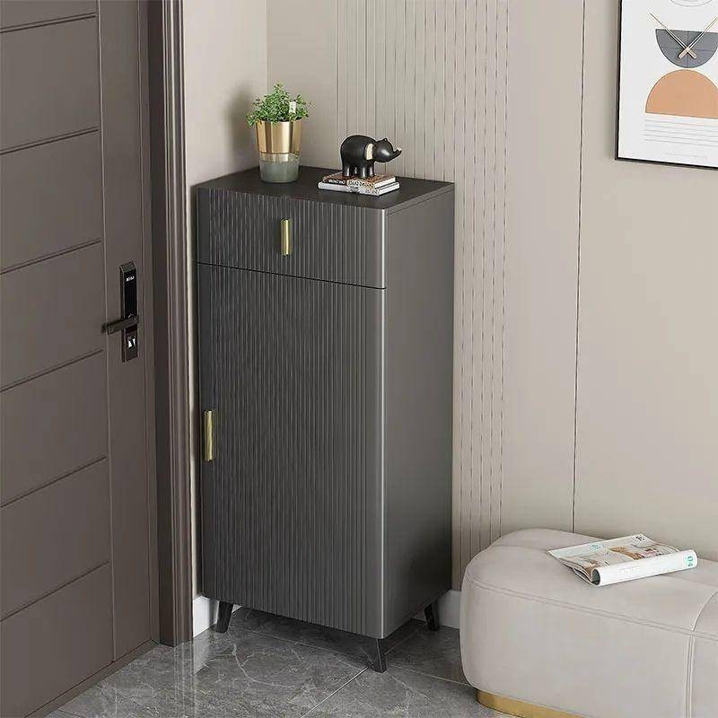 Shoe cabinet storage single door entry shoe rack home door entry ...
